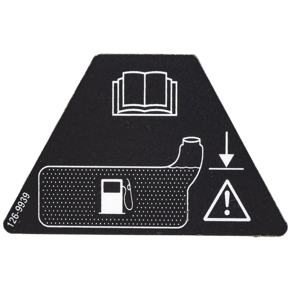 Genuine OEM Exmark Part # 126-9939 Fuel Fill Decal – Bill's Place ...