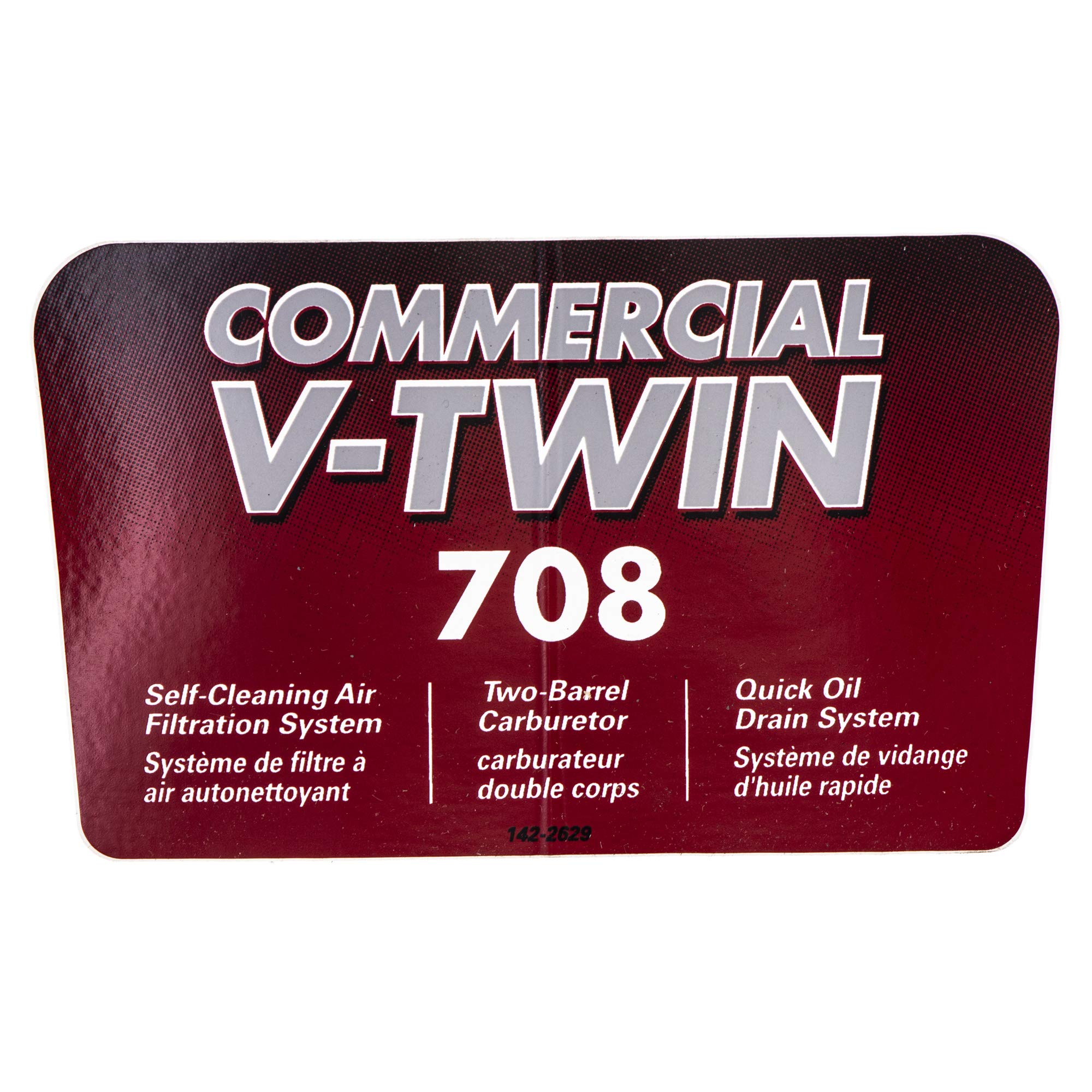 Genuine OEM Exmark Part # 142-2629 Engine Decal – Bill's Place Outdoor ...