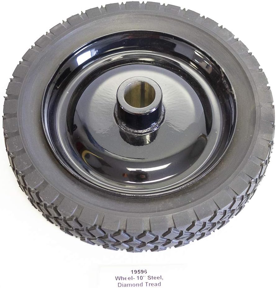 Genuine OEM Swisher Part # 19596 10" Steel Diamond Tread Wheel – Bill's ...